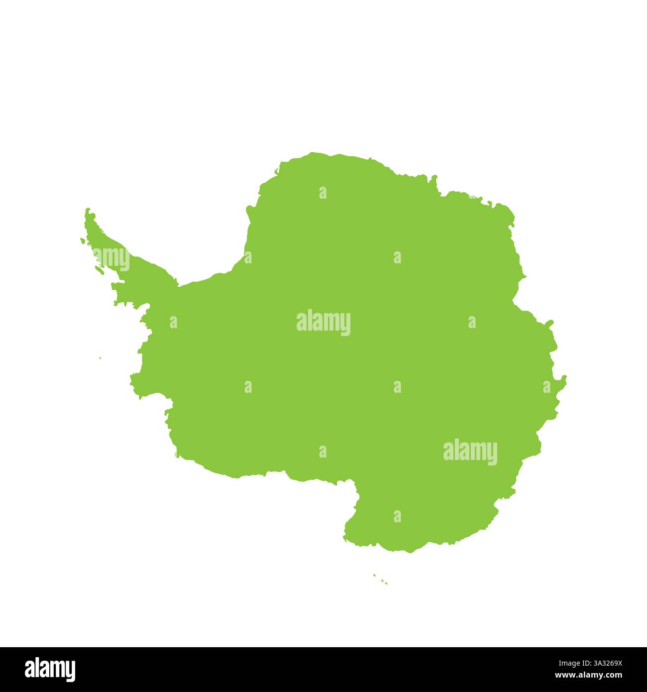 Map of Antarctica, sign silhouette. World Map Globe. Vector ...