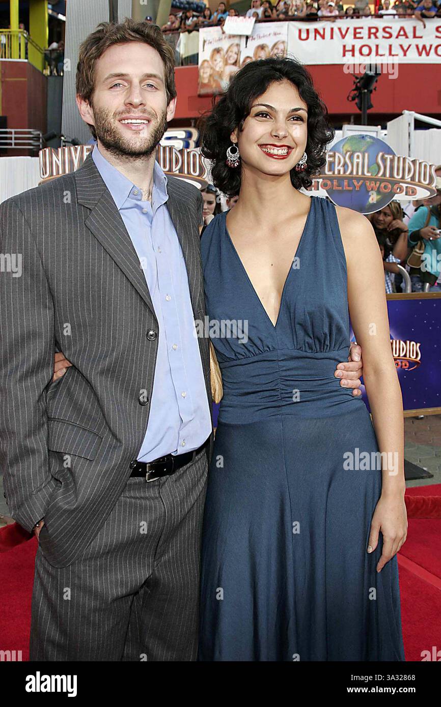 June 13, 2005 - Hollywood, CALIFORNIA, USA - MORENA BACCARIN AND BOYFRIEND -.THE PERFECT MAN ...