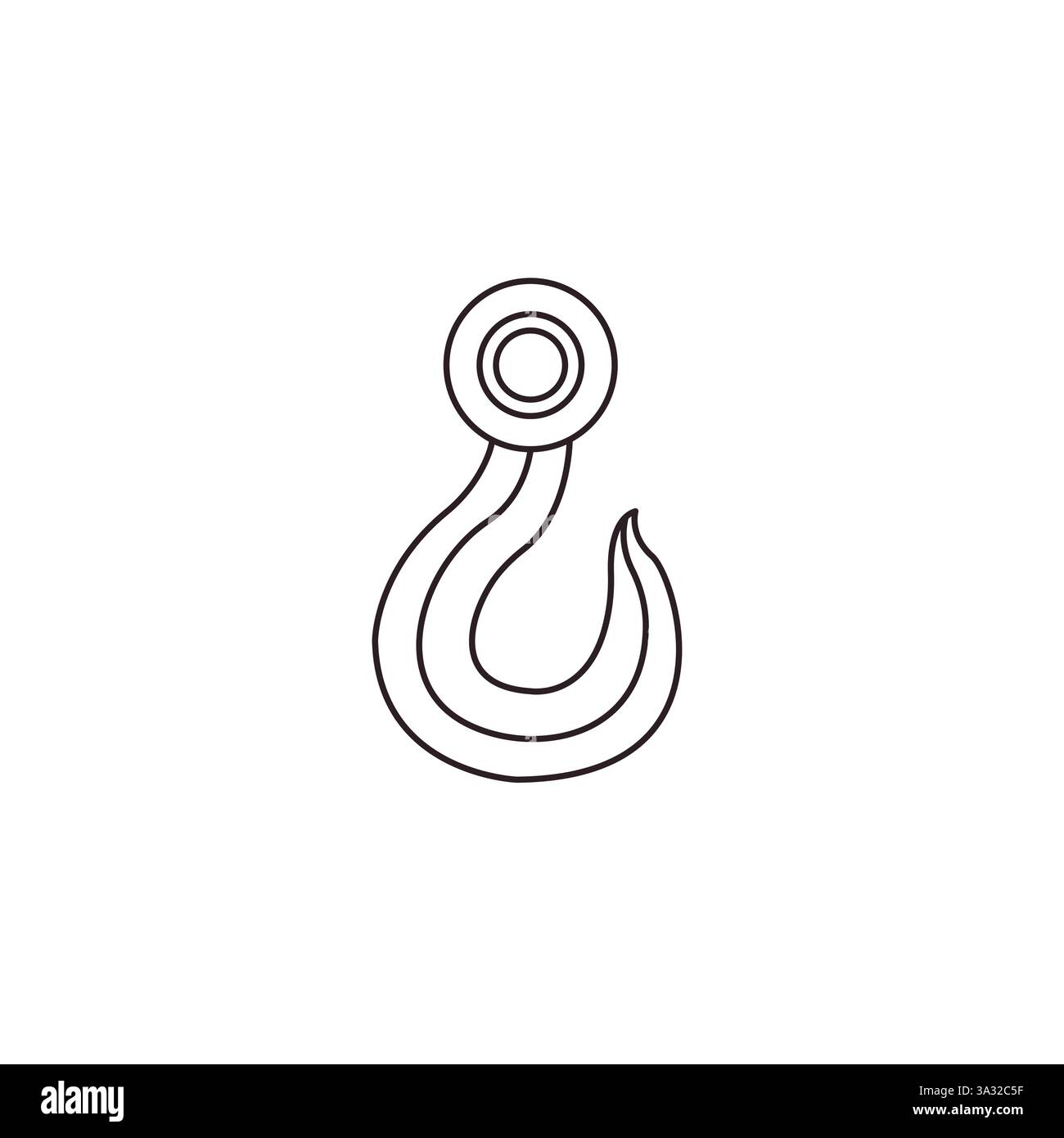 hook emoji symbol sign icon vector illustration Stock Vector Image ...