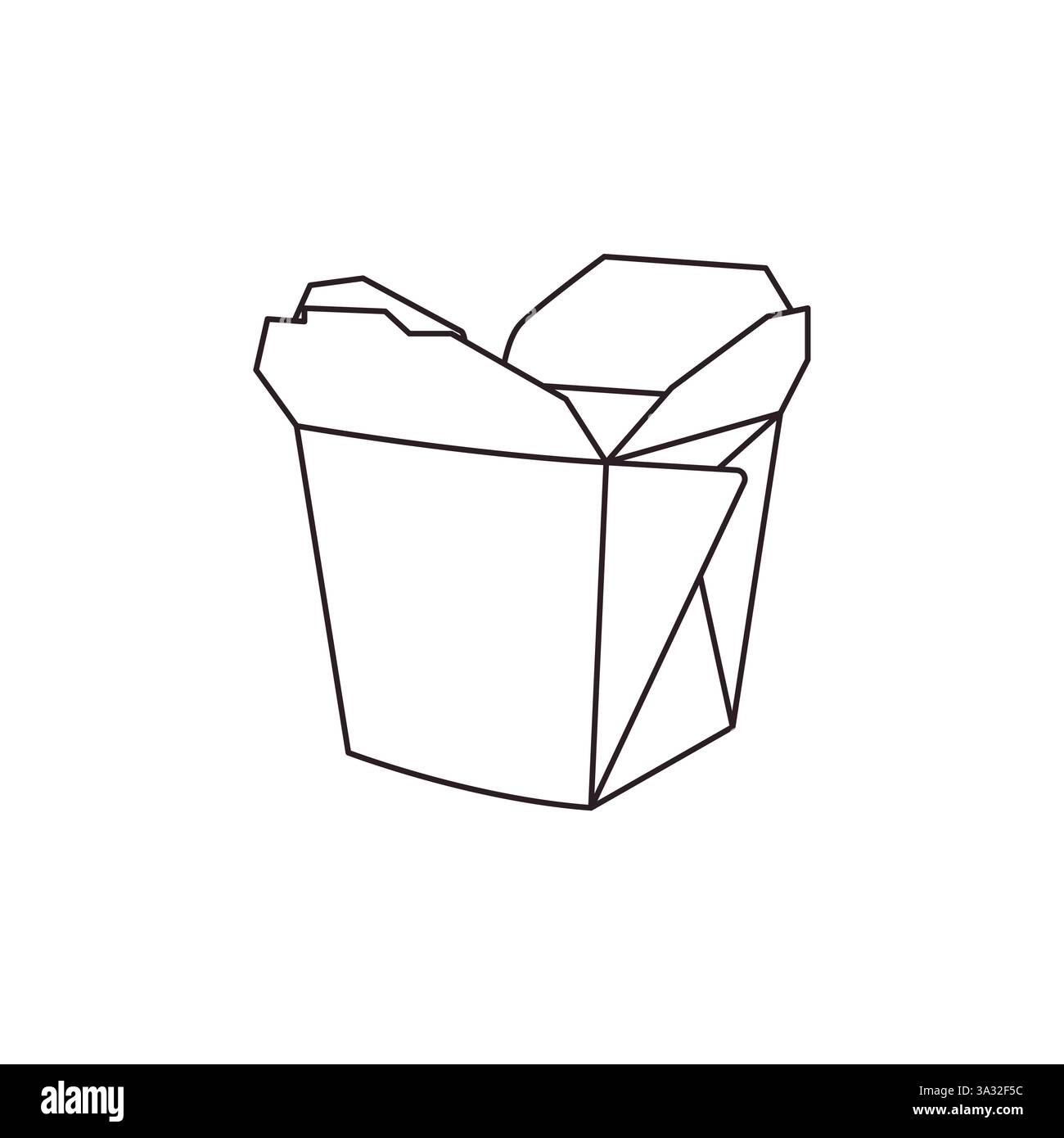 asian food container take away emoji symbol sign icon vector ...