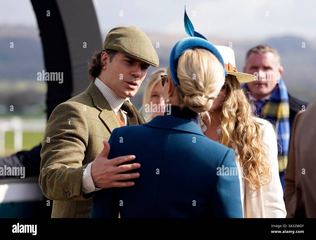 Henry Cavill, Natalie Viscuso and Zara Tindall on day four of the 2025 ...