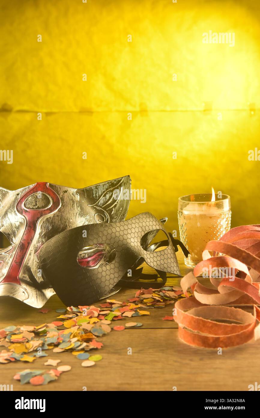 Carnival in Rio de Janeiro, masks and accessories on the ready Stock ...