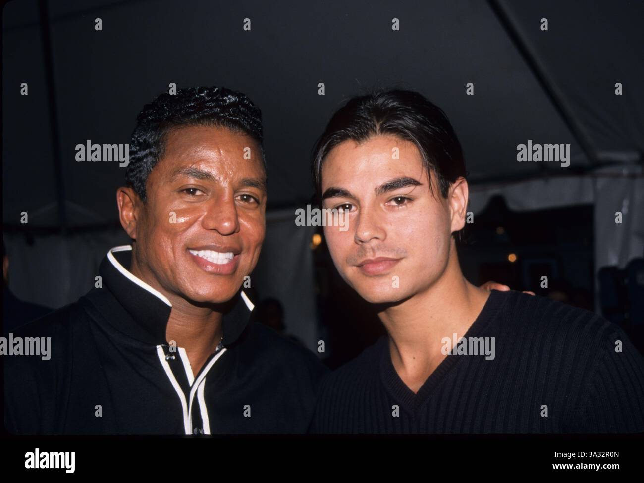 JERMAINE JACKSON with Julio Iglesias Jr..Motown cafe grand opening ...