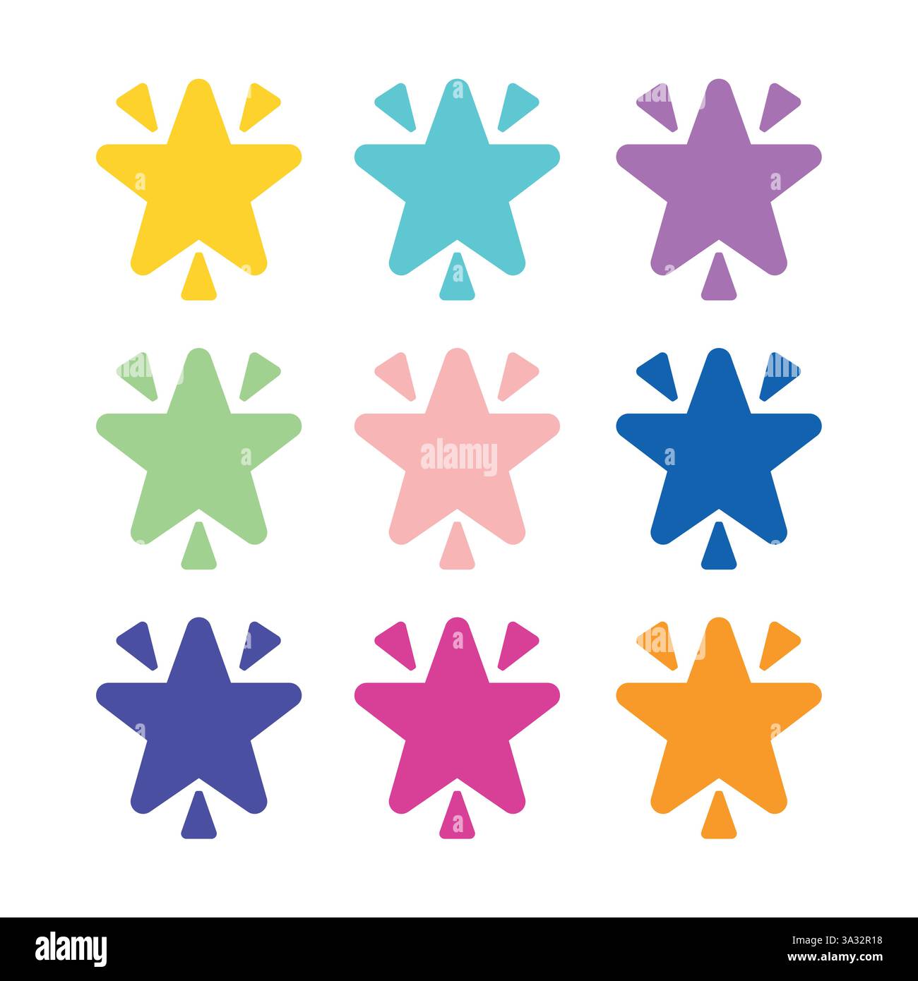 star emoji symbol sign icon vector illustration Stock Vector Image ...