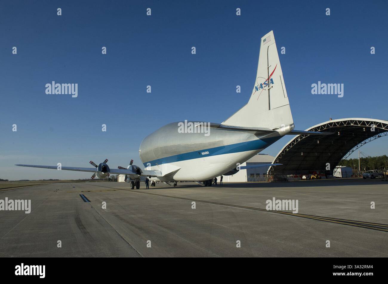 April 2, 2014 - ..Super Guppy side view..Super Sized Aircraft Carries ...