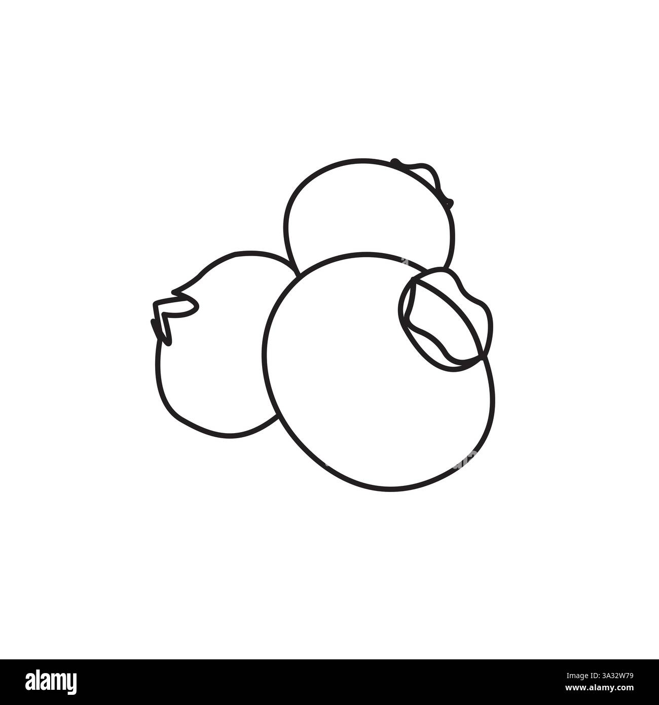 blueberry emoji symbol sign icon vector illustration Stock Vector Image ...