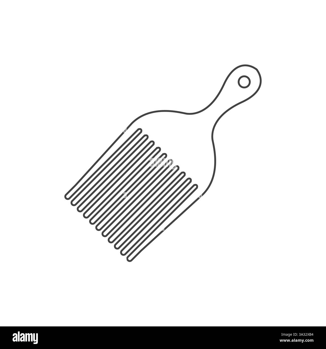 hair pick emoji symbol sign icon vector illustration brush Stock Vector ...