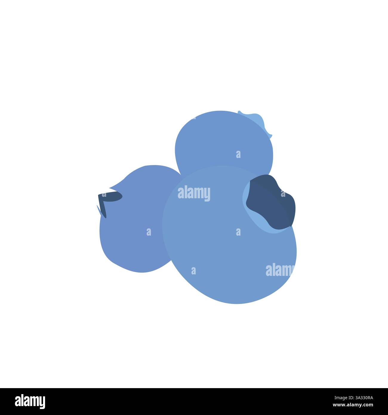 blueberry emoji symbol sign icon vector illustration Stock Vector Image ...