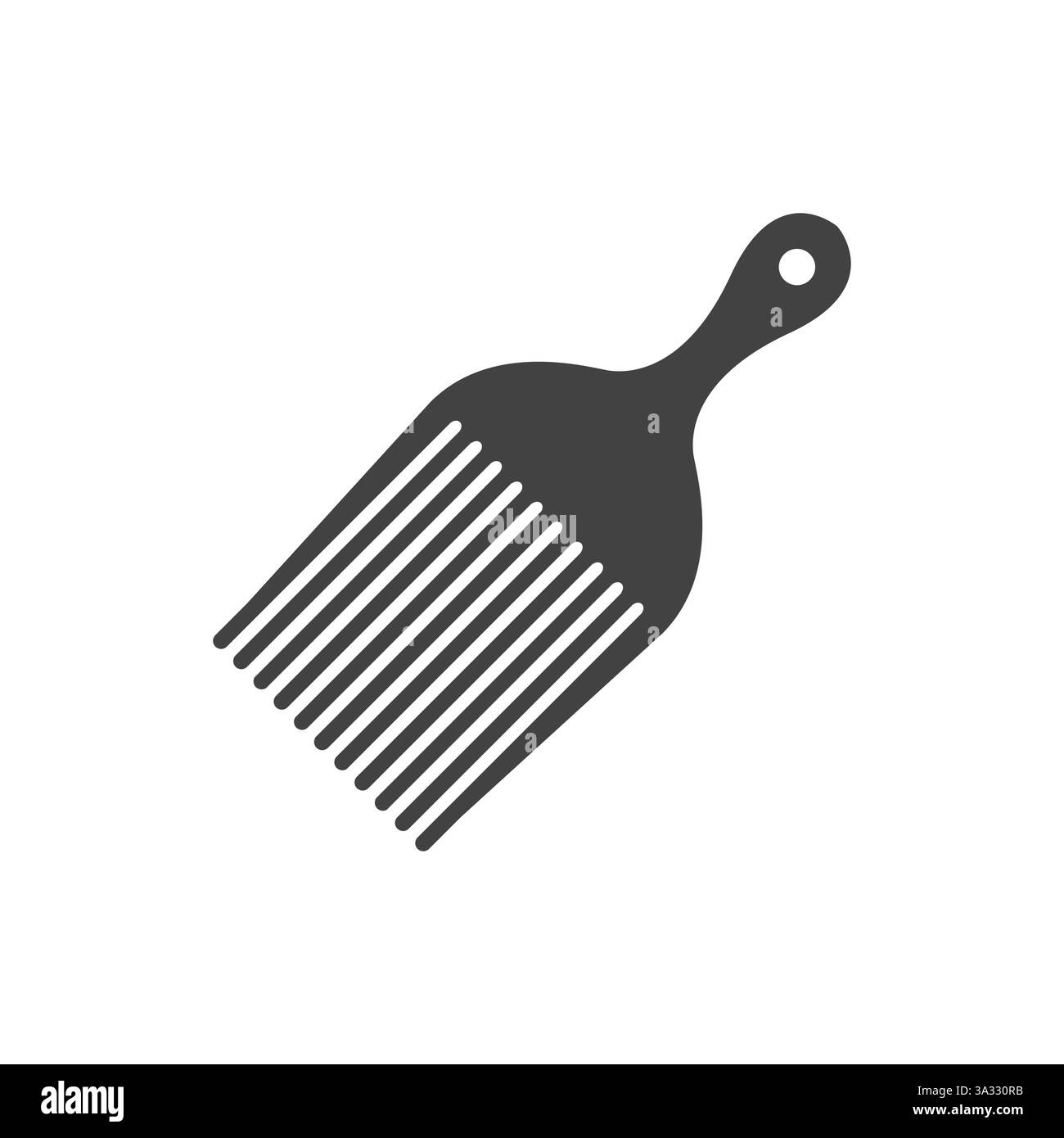 hair pick emoji symbol sign icon vector illustration brush Stock Vector ...