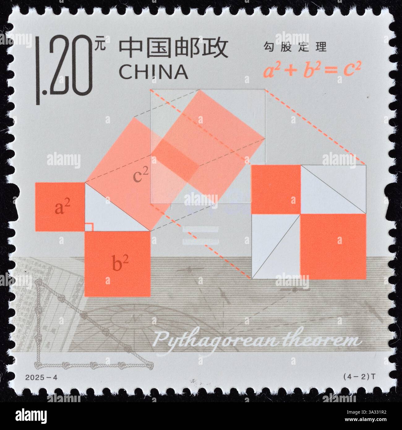 CHINA - CIRCA 2025: A stamps printed in China shows 2025-4 the beauty ...