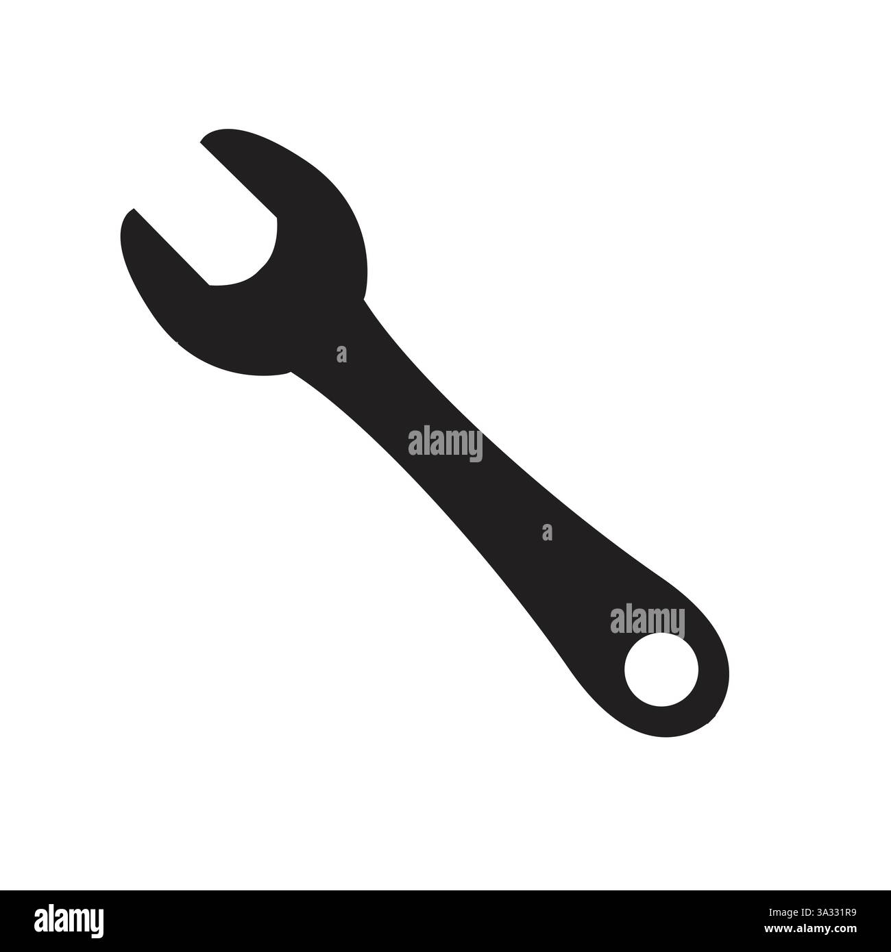 wrench tool emoji symbol sign icon vector illustration Stock Vector ...