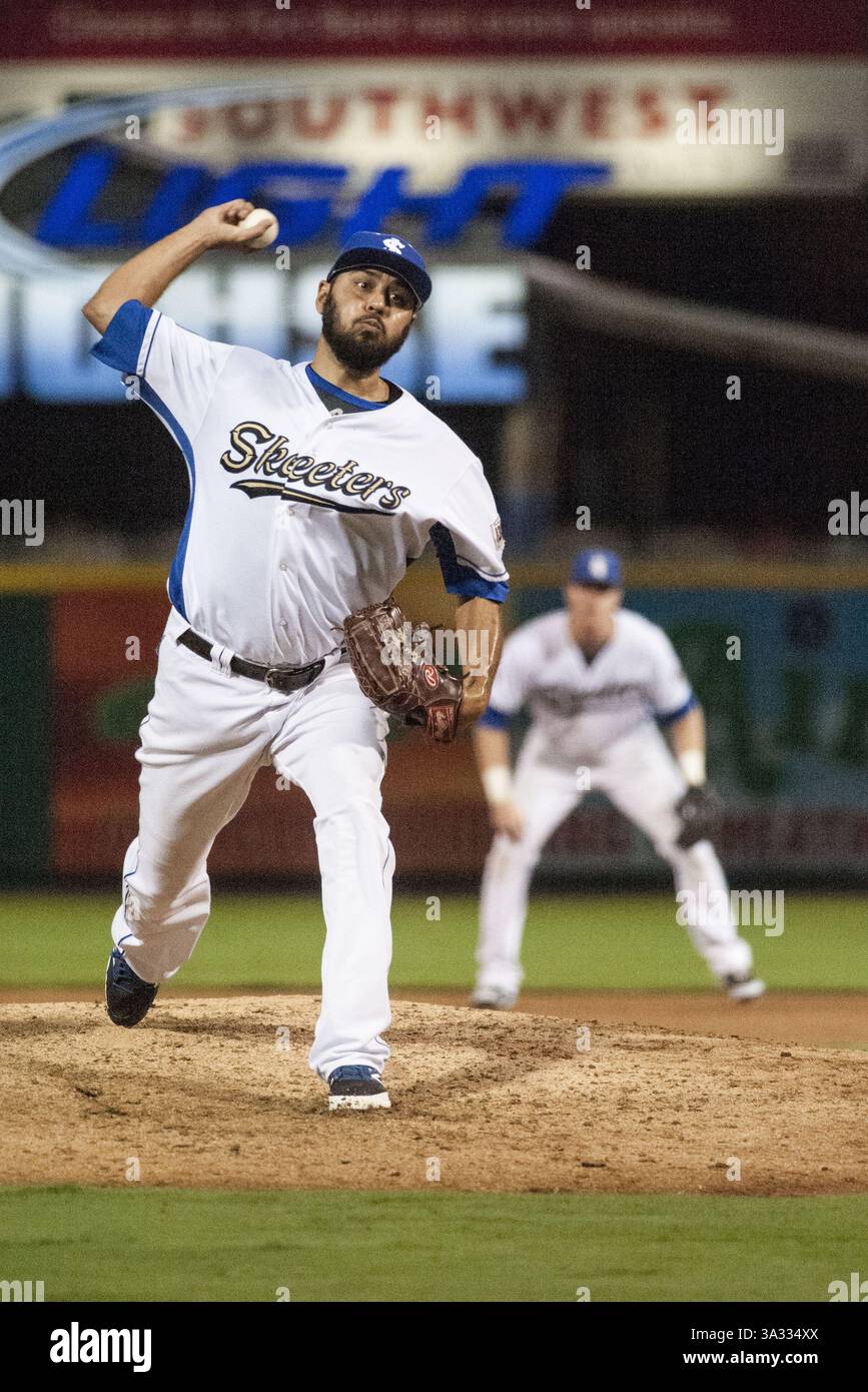 Sept. 2, 2014 - Sugar Land, Texas, U.S.A - Sugar Land Skeeters pitcher ...