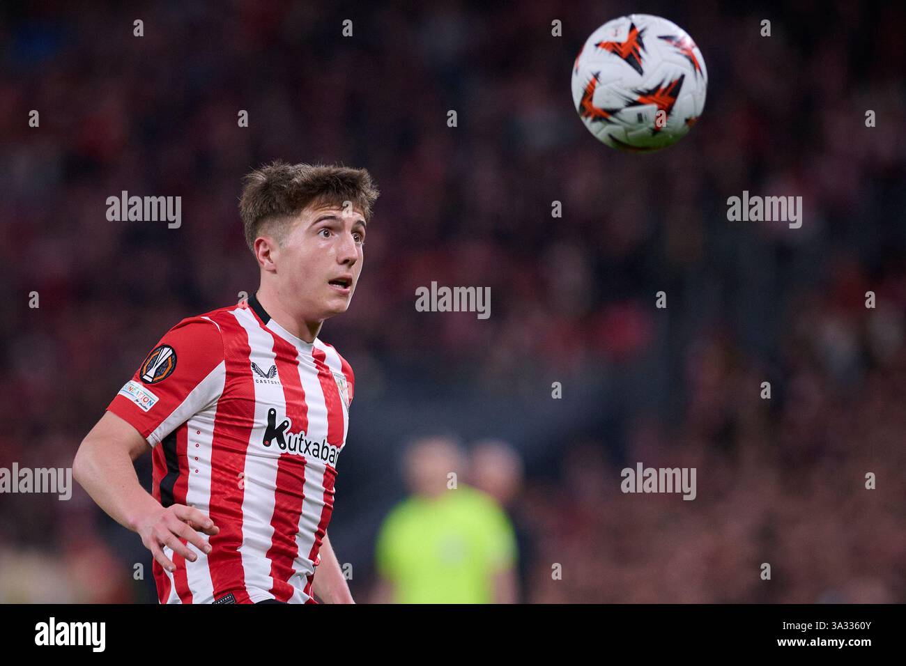 Athletic de Bilbao's Mikel Jauregizar during UEFA Europa League 2024/ ...