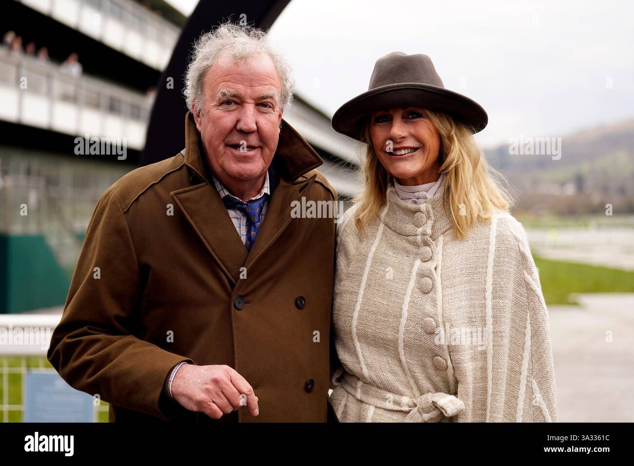 Jeremy Clarkson and Lisa Hogan on day four of the 2025 Cheltenham ...
