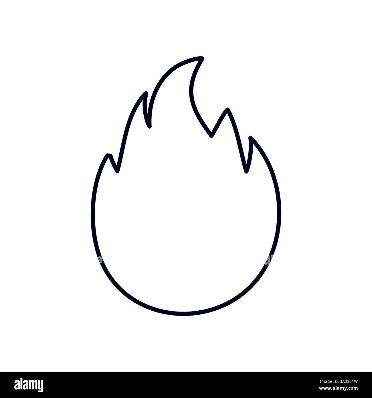 fire bonfire emoji vector flame lit Stock Vector Image & Art - Alamy