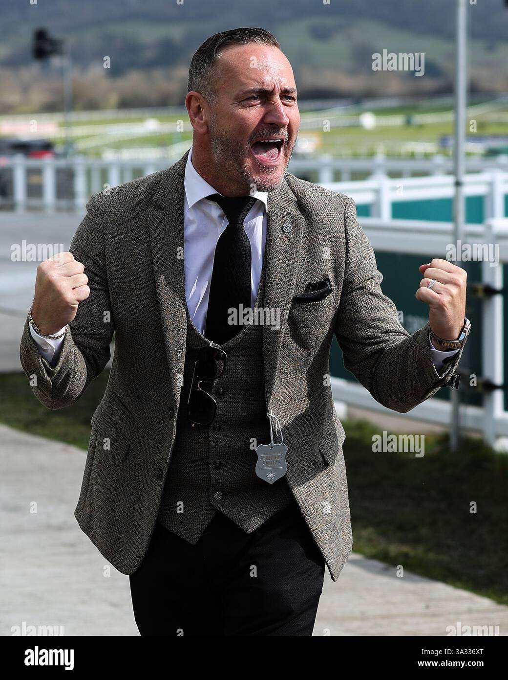 Will Mellor English actor and singer arrives ahead of Cheltenham ...