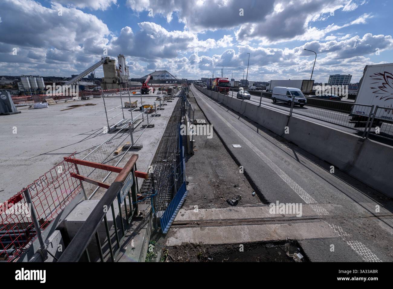 Construction activity is seen on the site of a visit to the ...