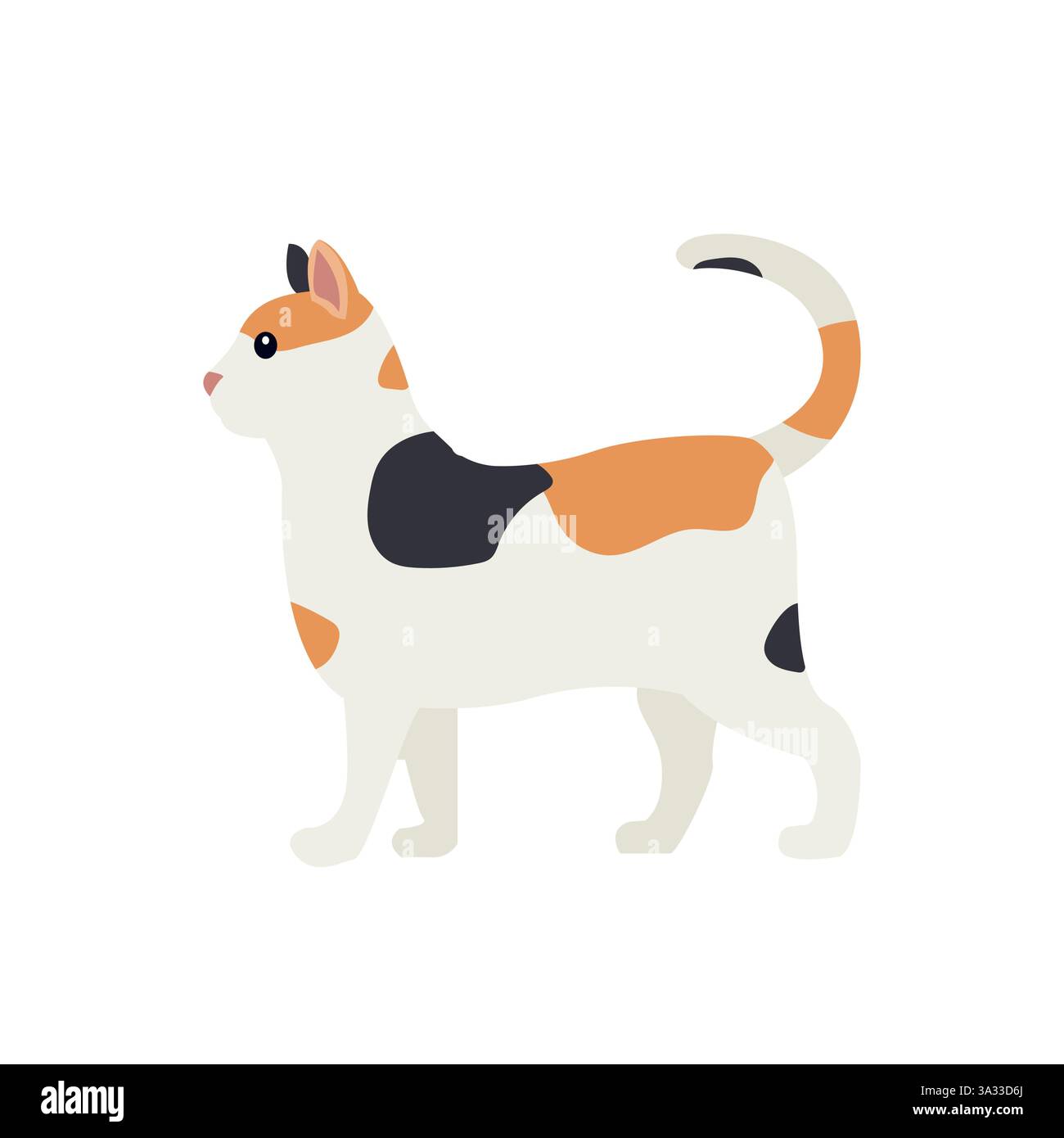 cat animal emoji symbol sign icon vector illustration Stock Vector ...