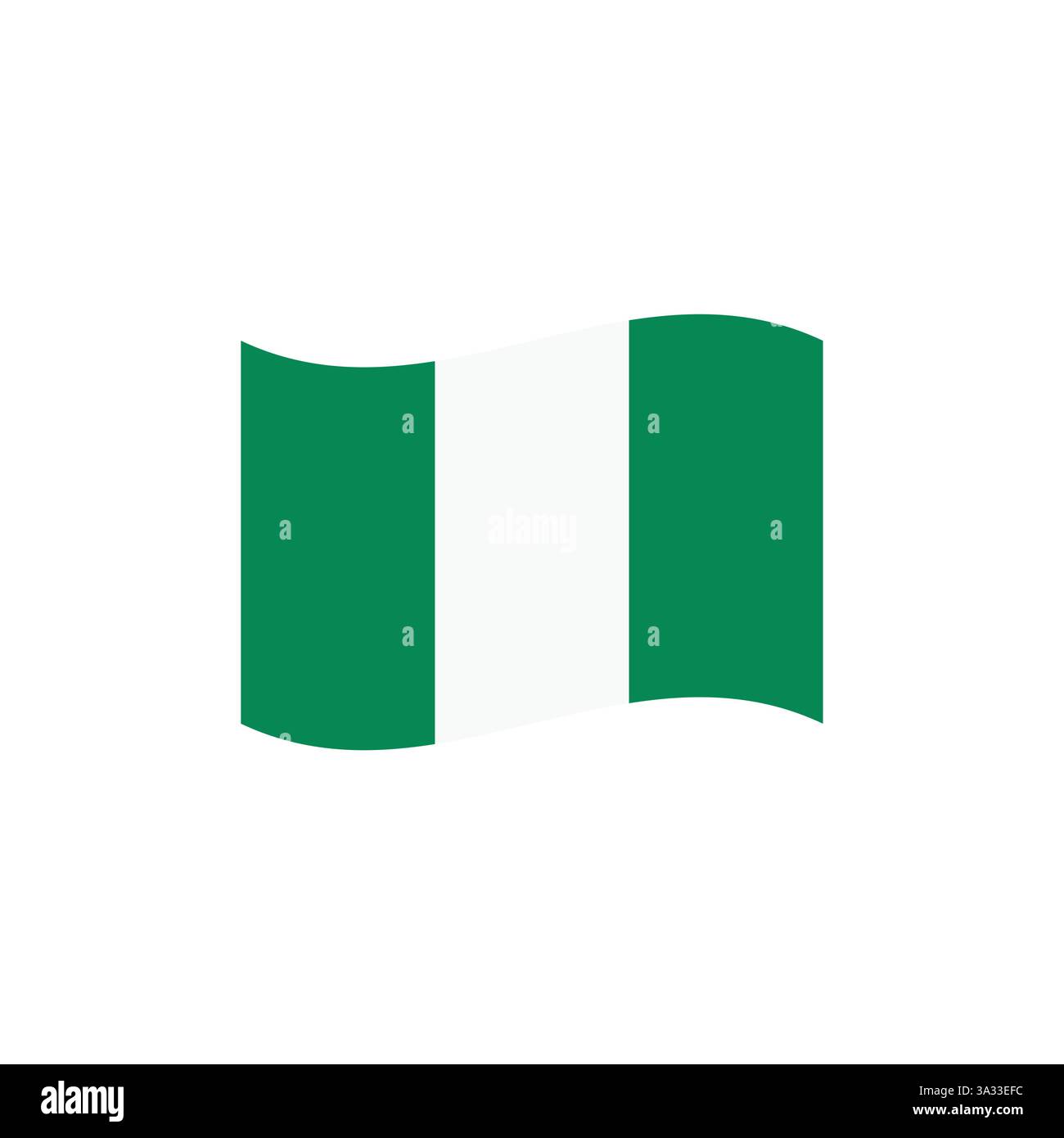 Nigeria flag emoji symbol sign icon vector illustration Stock Vector ...