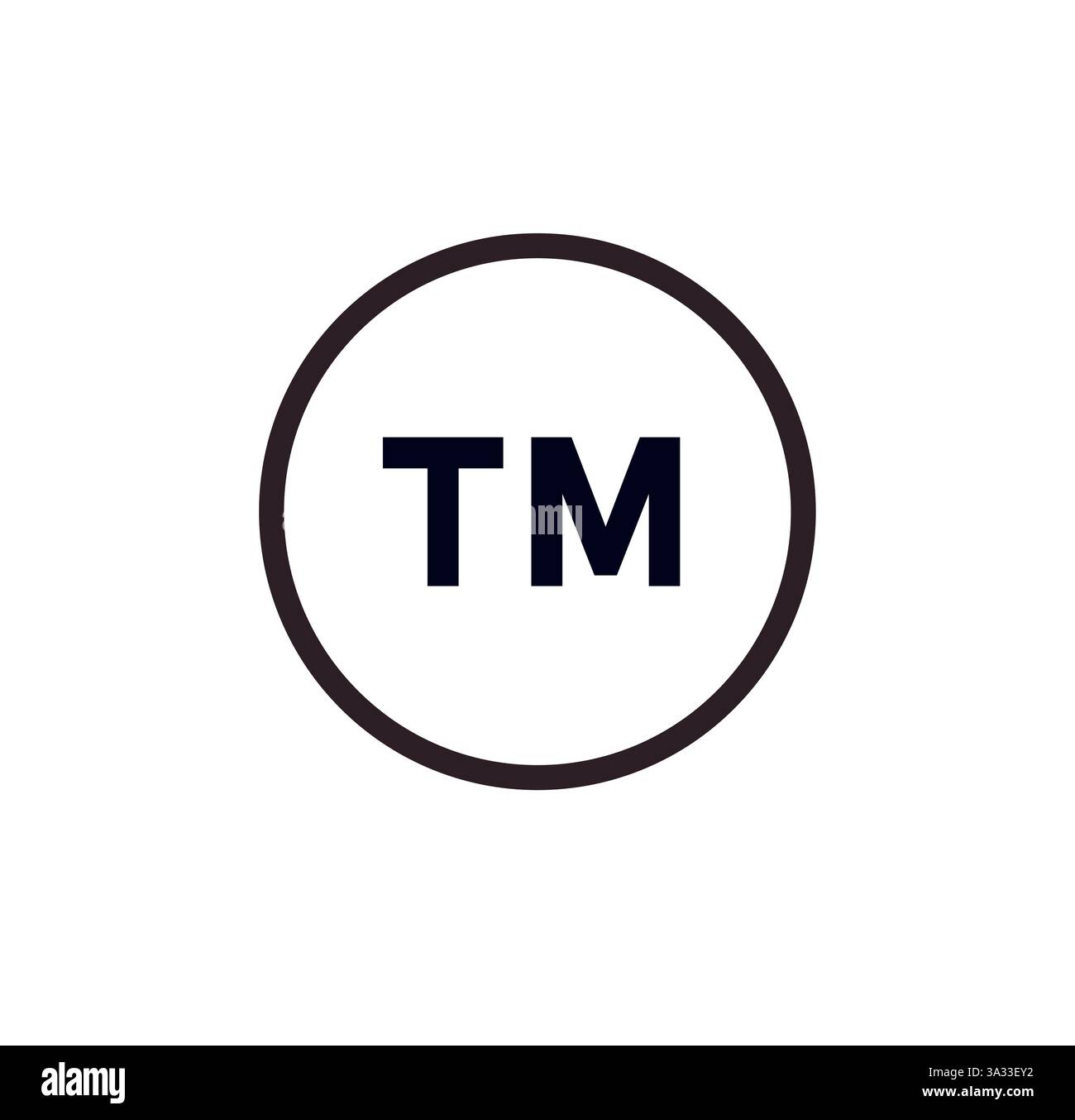 trademark TM button emoji symbol sign icon vector illustration Stock ...