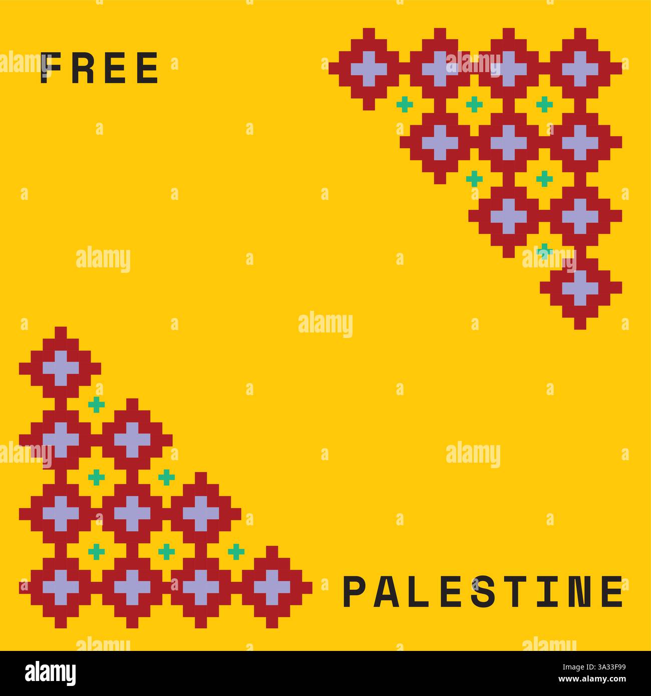 free palestine banner graphic Stock Vector Image & Art - Alamy