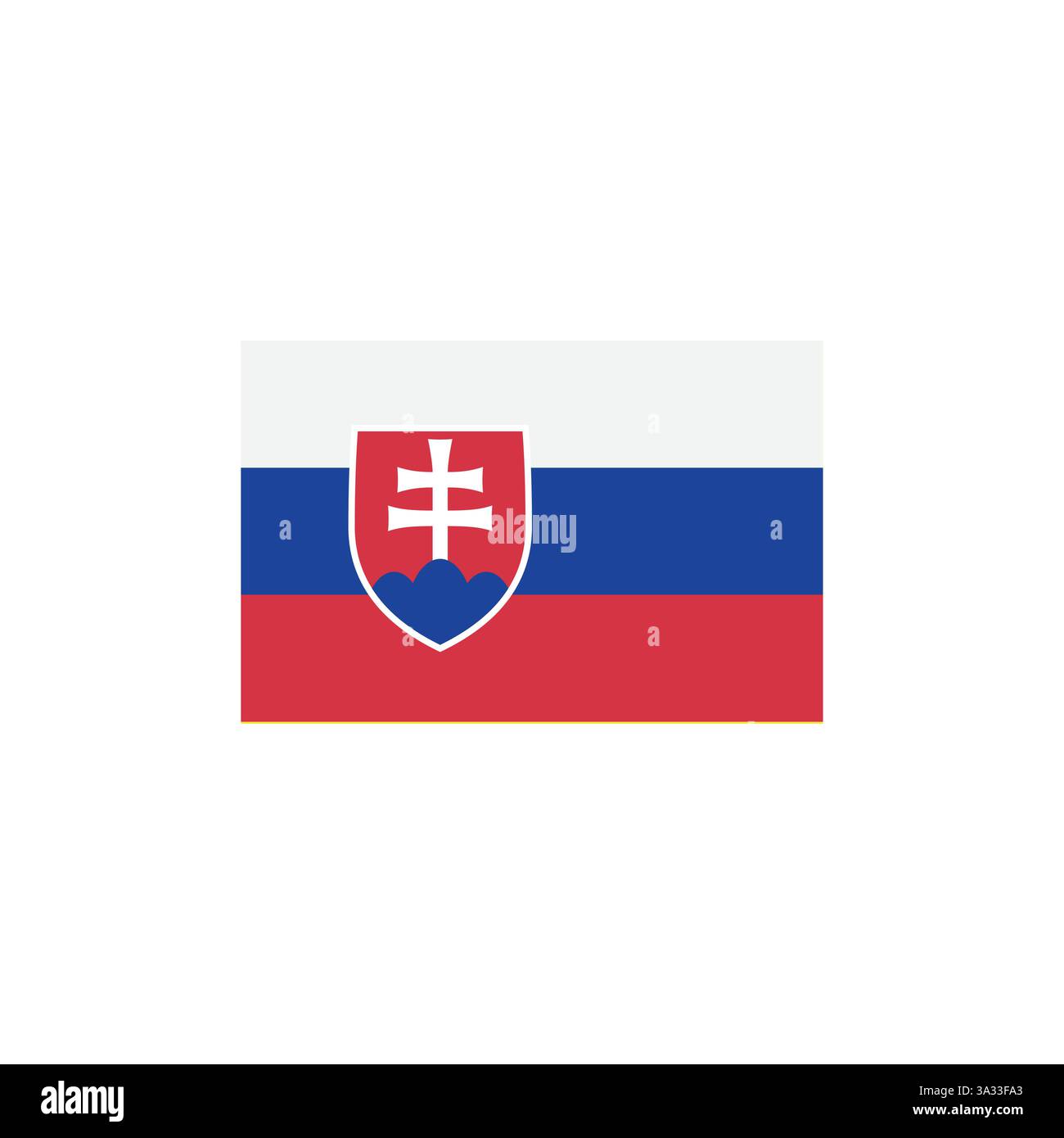 slovakia flag emoji symbol sign icon vector illustration Stock Vector ...