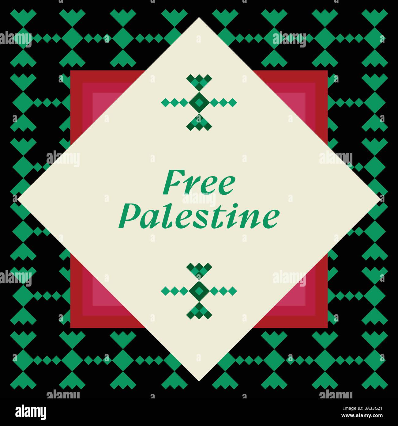 free palestine banner graphic Stock Vector Image & Art - Alamy