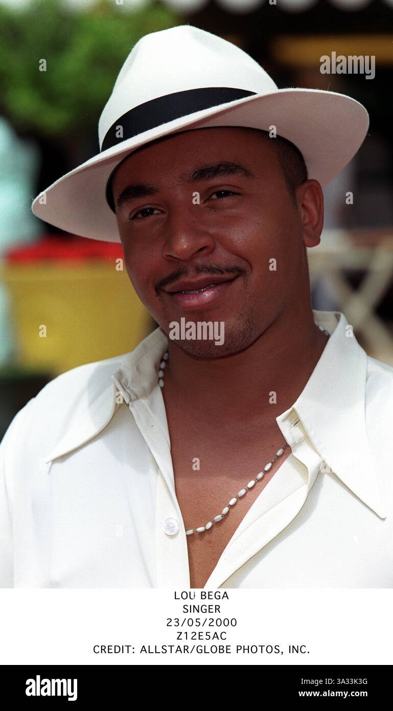 May 23, 2000 - LOU BEGA.SINGER.23/05/2000.Z12E5AC.CREDIT:(Credit Image ...