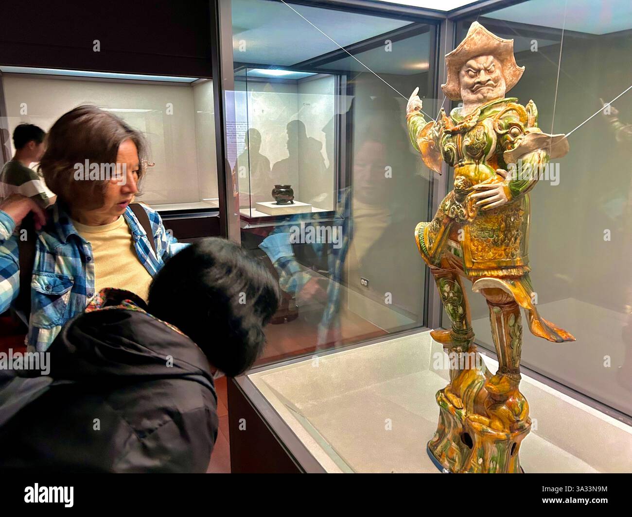 Taipei, Taiwan, Group People, Tourists Visiting National Museum, Asian ...