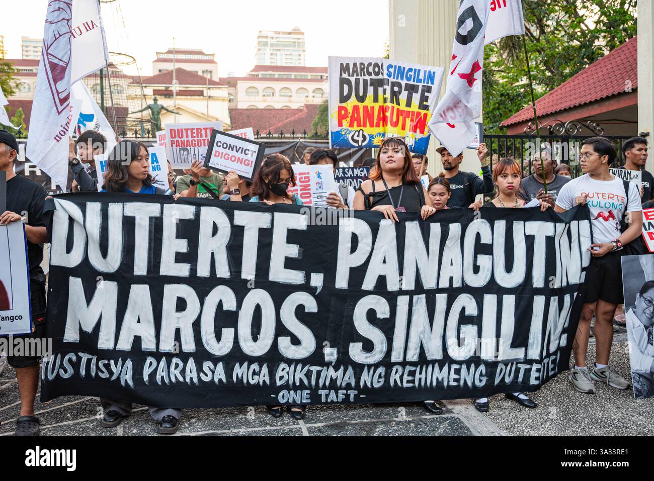 March 14, 2025, Quezon City, Quezon, Philippines: Students from various ...