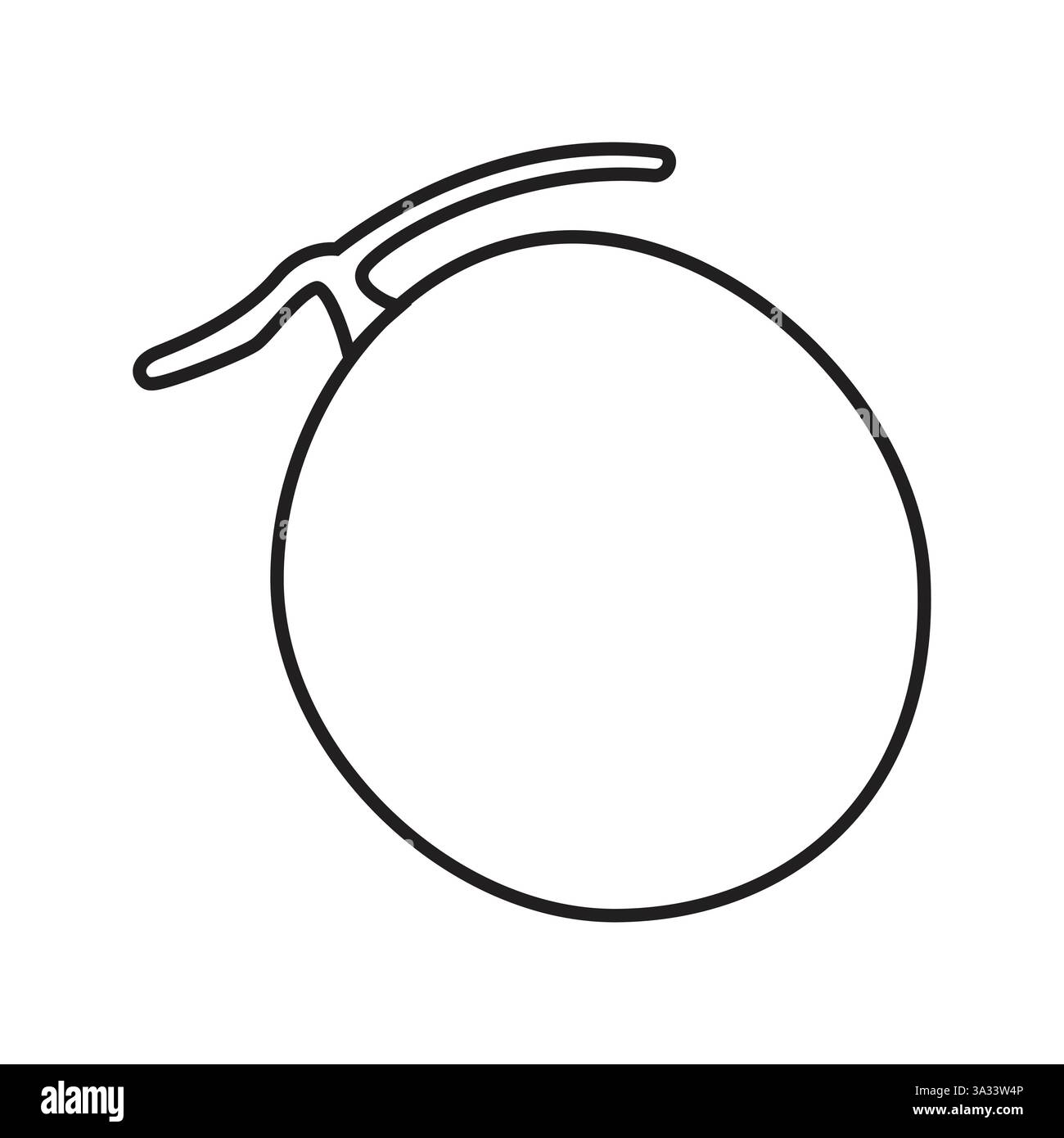 melon emoji symbol sign icon vector illustration Stock Vector Image ...