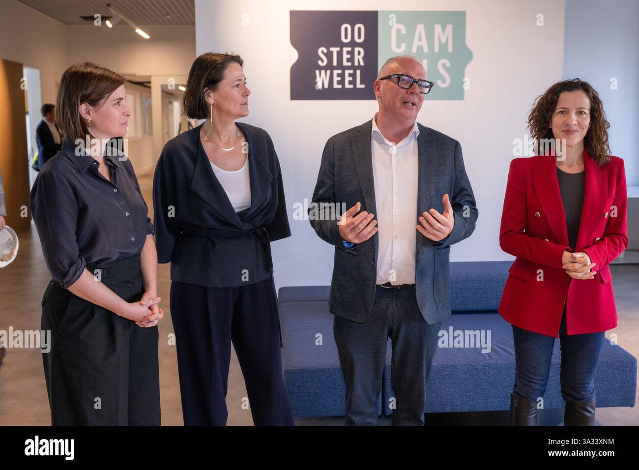 Vooruit's Lien van De Kelder, European parliament member Kathleen Van ...