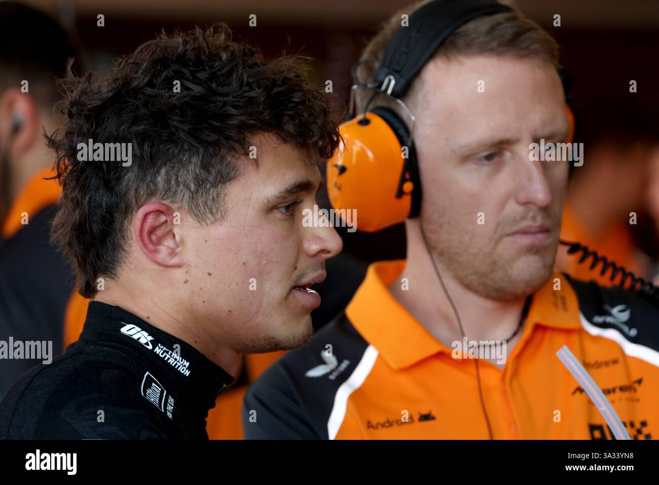 Melbourne, Australia. 14th Mar, 2025. Lando Norris (GBR) McLaren. 14.03 ...