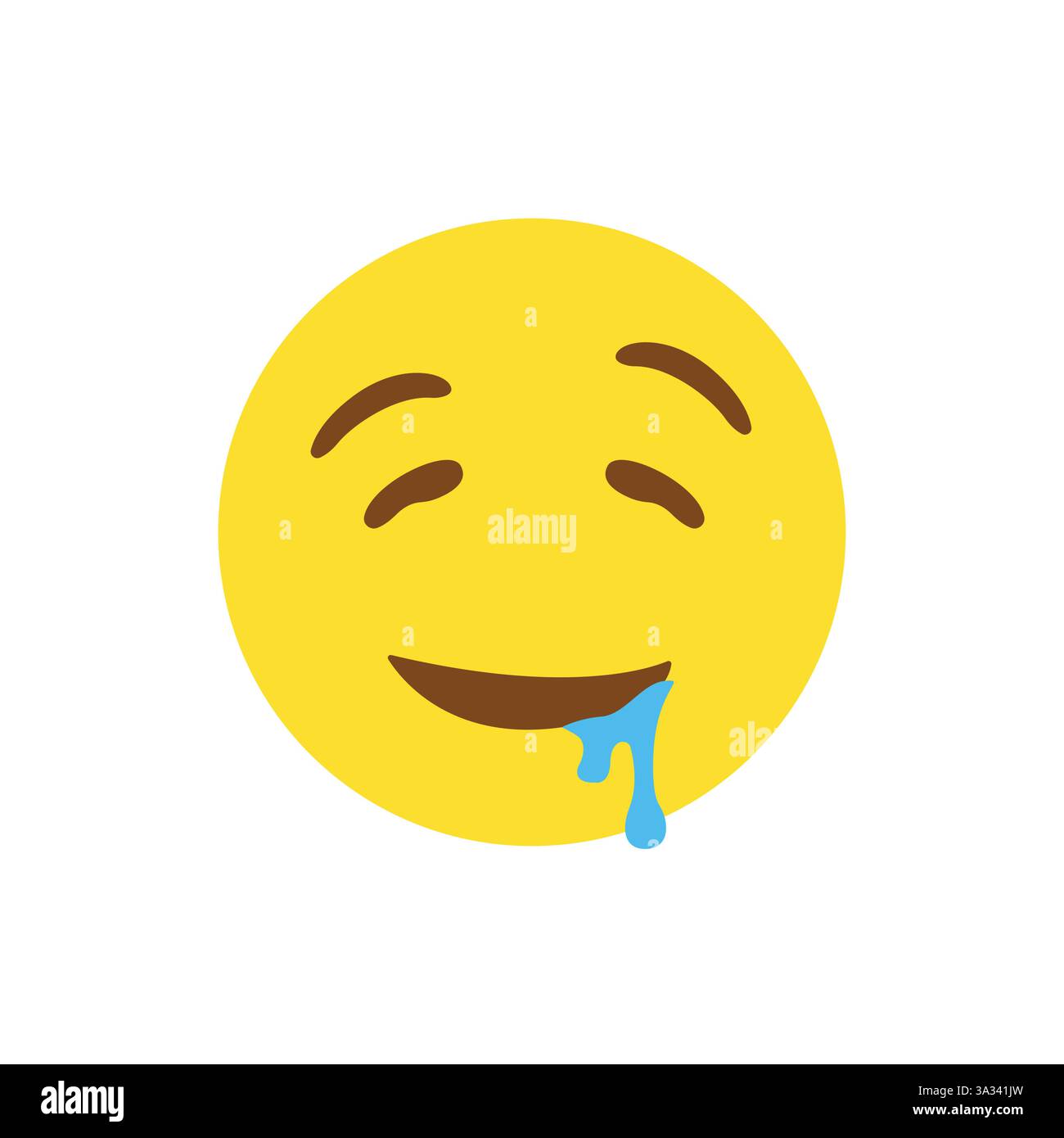 drooling face emoji symbol sign icon vector illustration Stock Vector ...