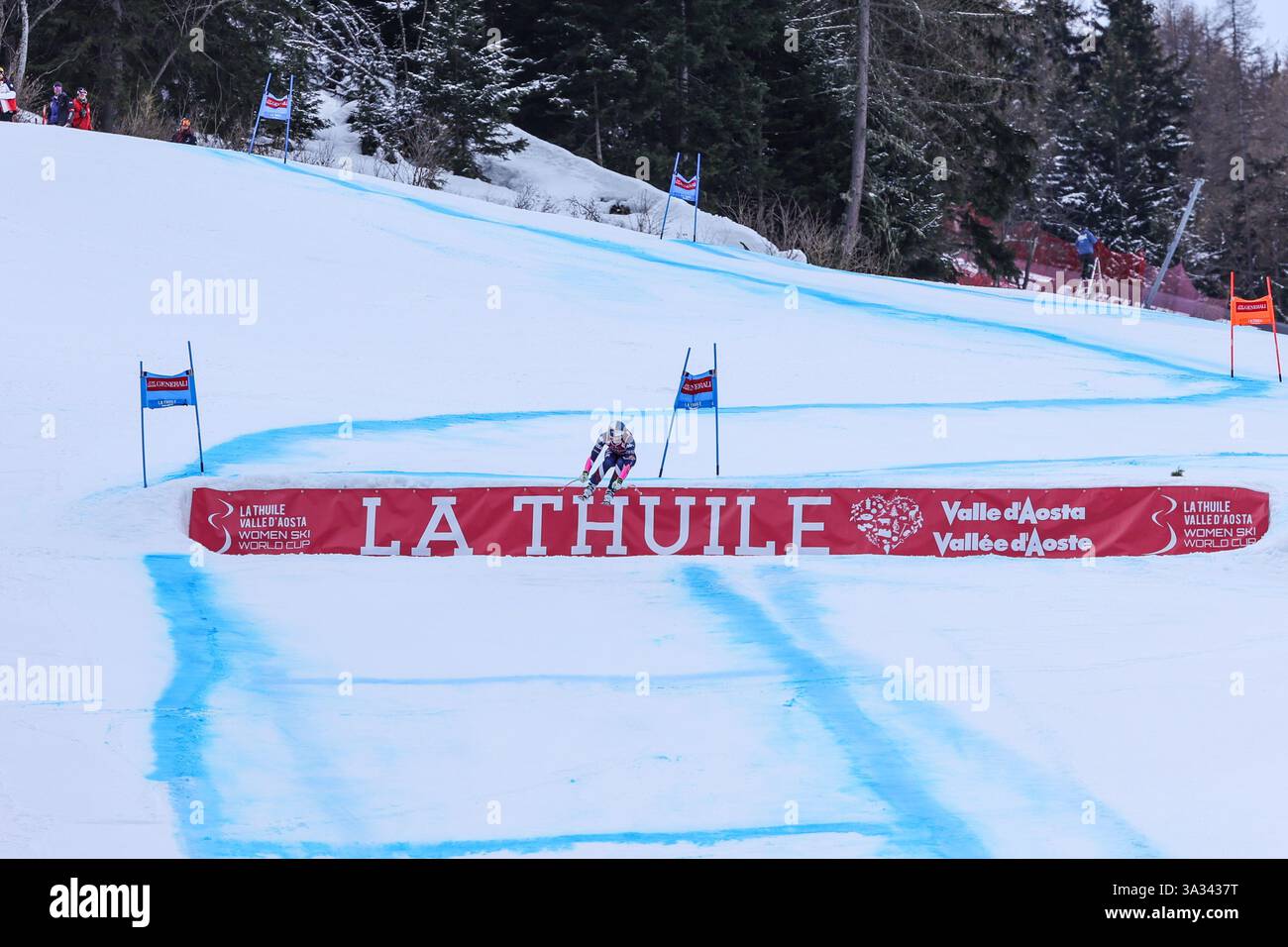 La Thuile, Italy. 14th Mar, 2025. FIS Alpine Ski World Cup - La Thuile (AO) Women's Super G VONN ...