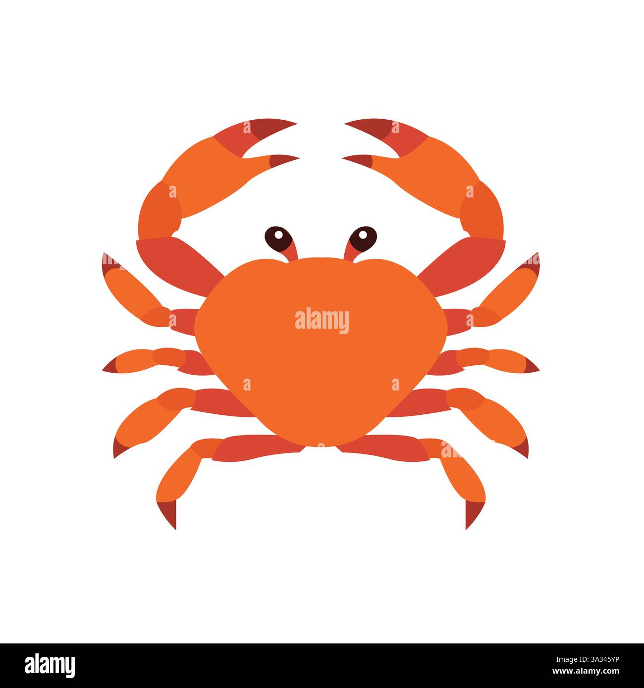 crab emoji symbol sign icon vector illustration Stock Vector Image ...