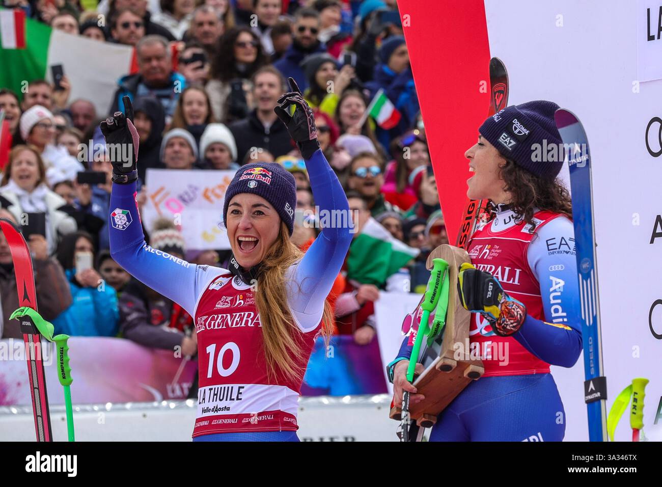 La Thuile, Italy. 14th Mar, 2025. FIS Alpine Ski World Cup - La Thuile (AO) Women's Super G ...