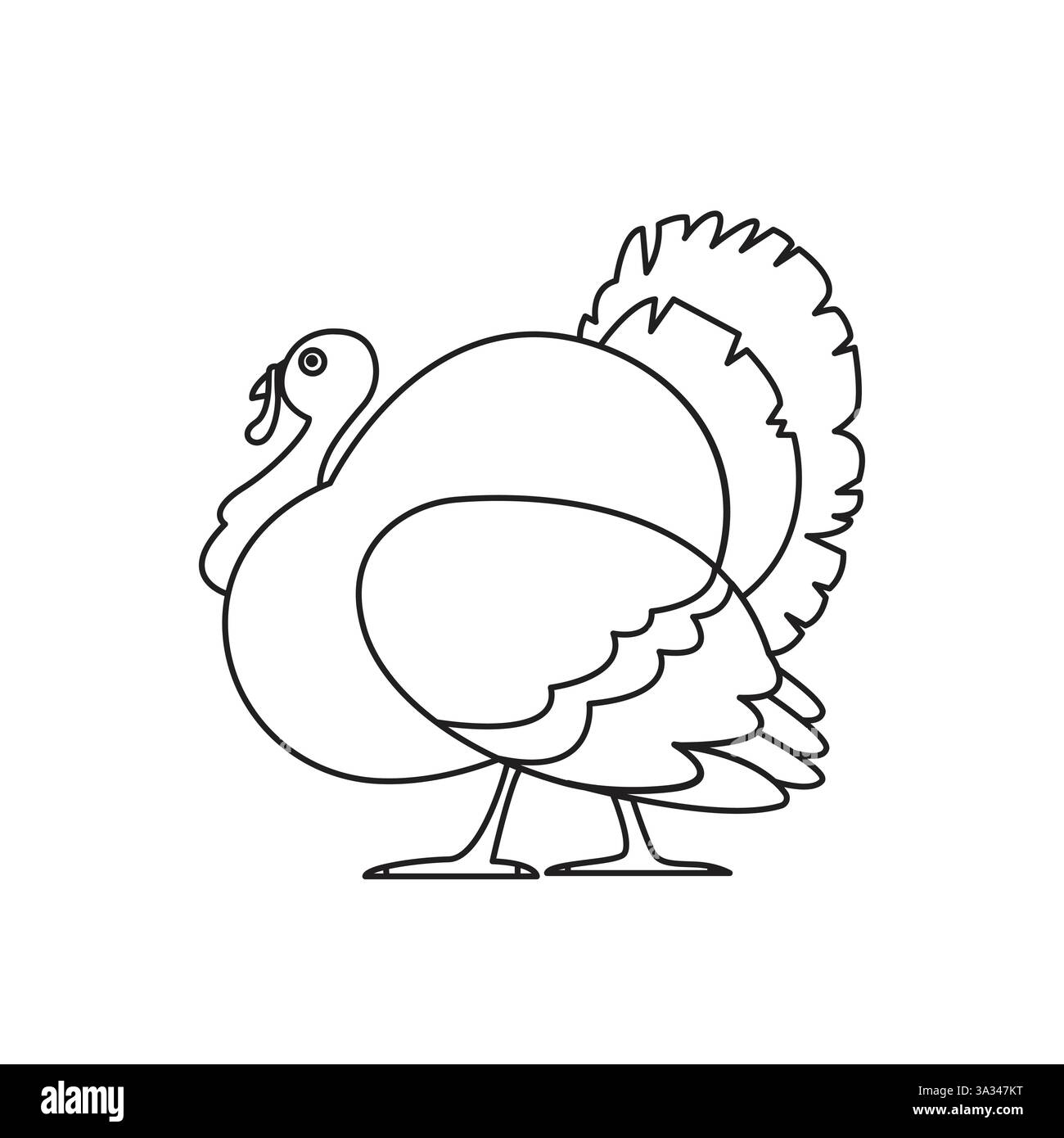 turkey emoji symbol sign icon vector illustration bird animal Stock ...