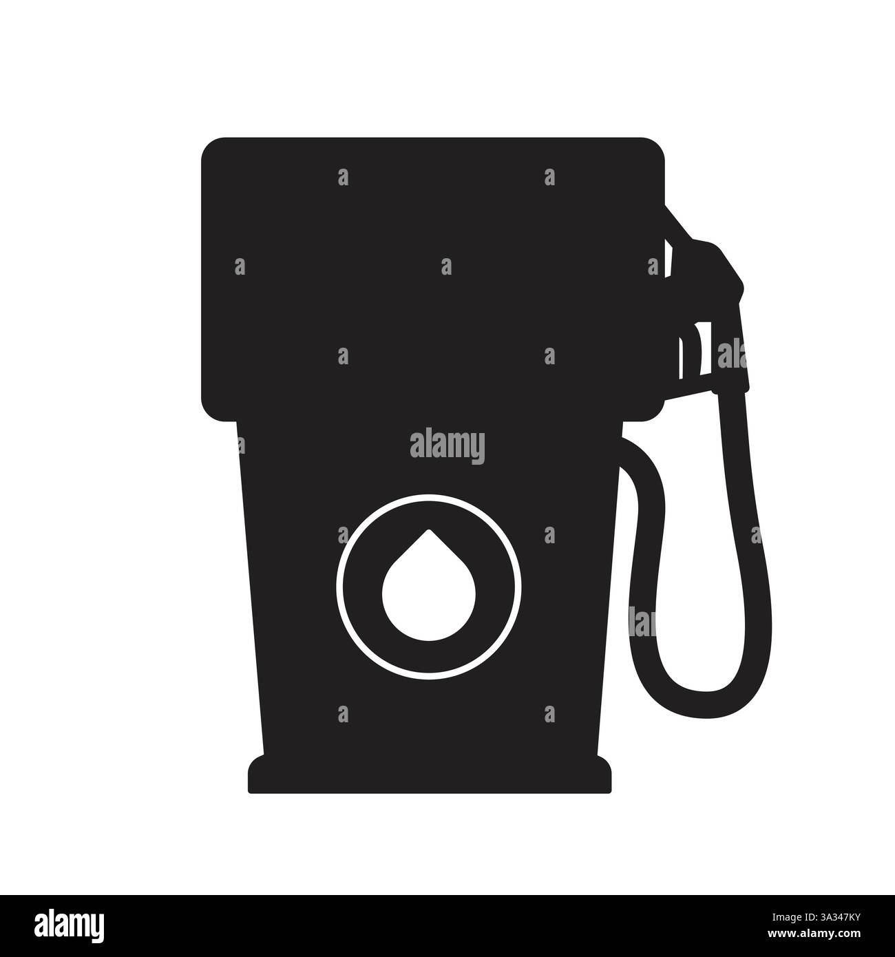 gas pump diesel fuel oil vector station illustration emoji Stock Vector ...