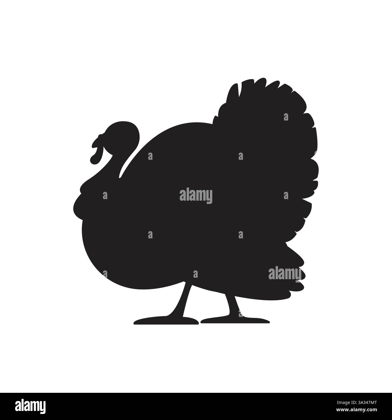 turkey emoji symbol sign icon vector illustration bird animal Stock ...
