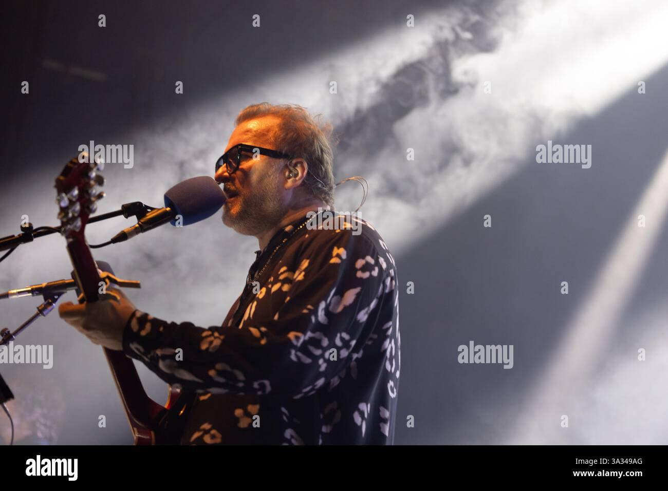 Jez Williams of Doves live on stage at 02 Shepherd's Bush Empire, 13th ...