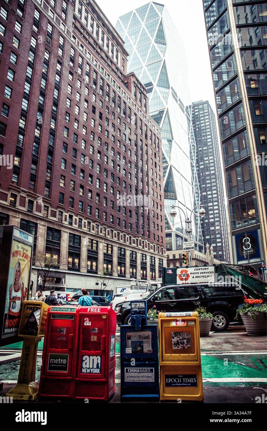 Old newspaper nyc hi-res stock photography and images - Alamy