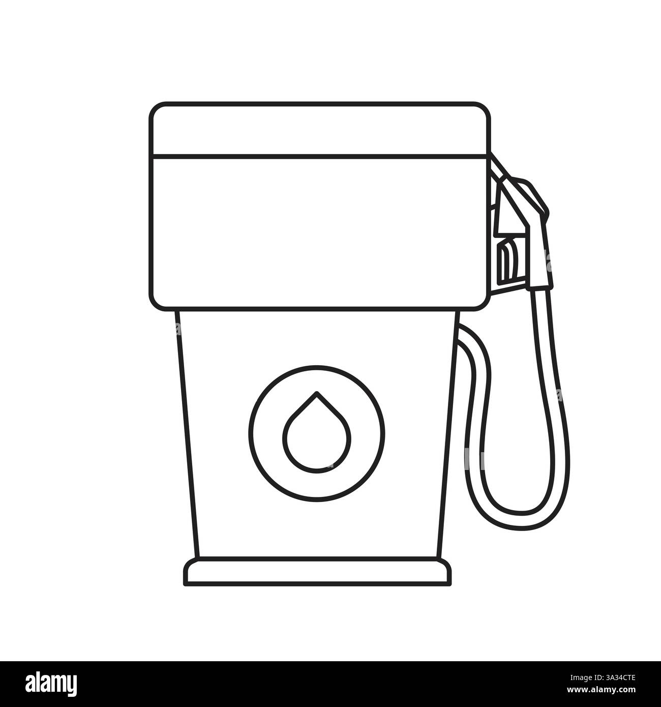 gas pump diesel fuel oil vector station illustration emoji Stock Vector ...