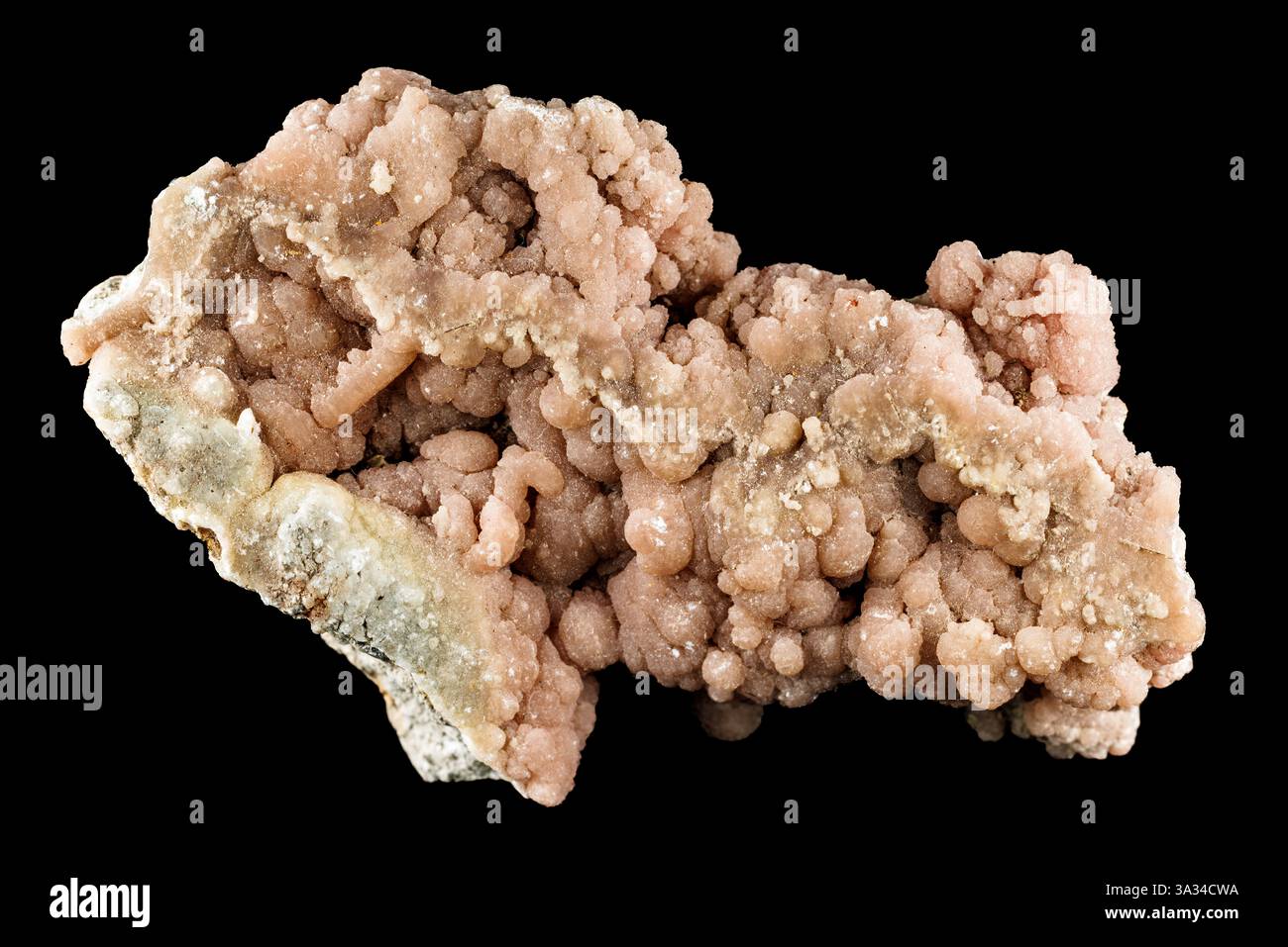 Cobaltocalcite mineral with pink botryoidal formations Stock Photo - Alamy