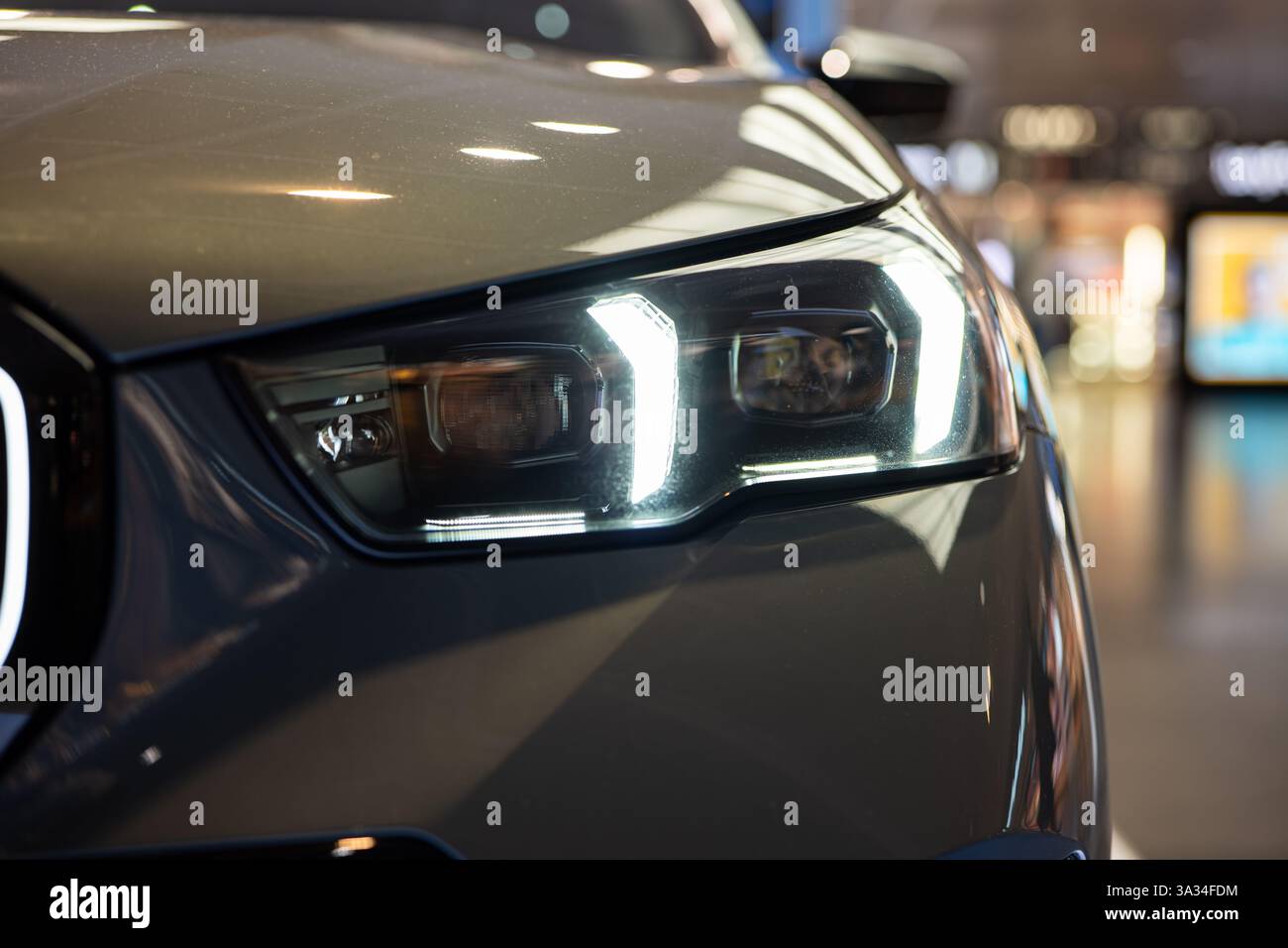 07.03.2025 , Munich International Airport, Germany. 2025 BMW i5 G60 ...