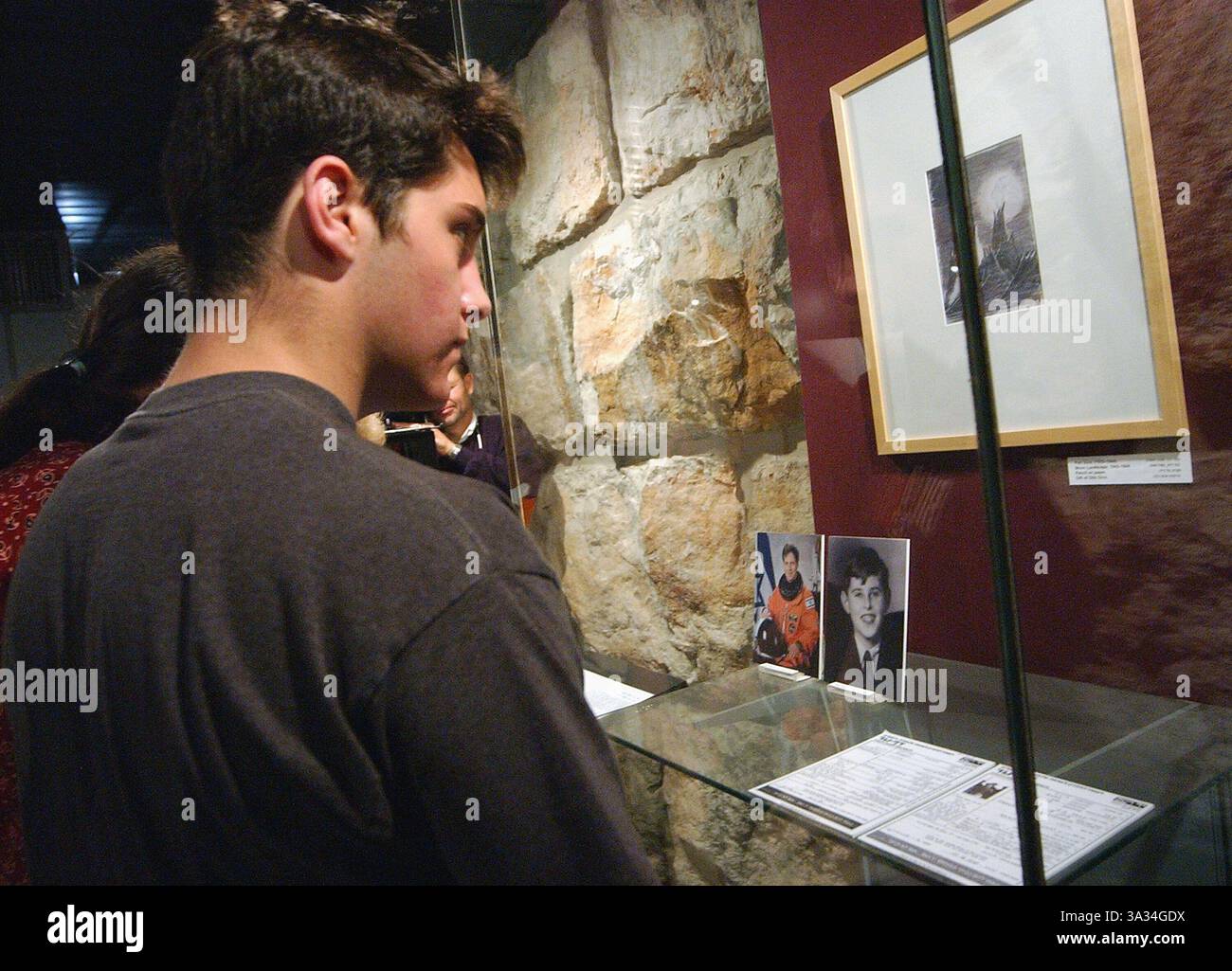 Mar 18, 2004; Jerusalem, ISRAEL; ASSAF RAMON, eldest son of the Israeli ...