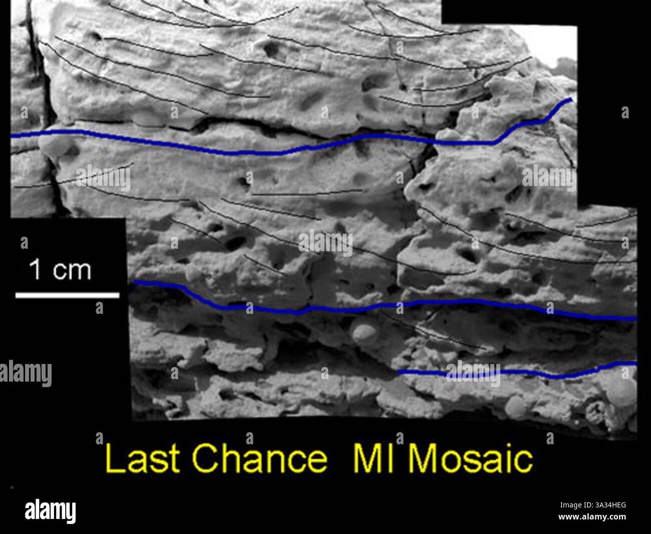 Mar 23, 2004; Edwards, CA, USA; Crossbedding Evidence for Underwater ...