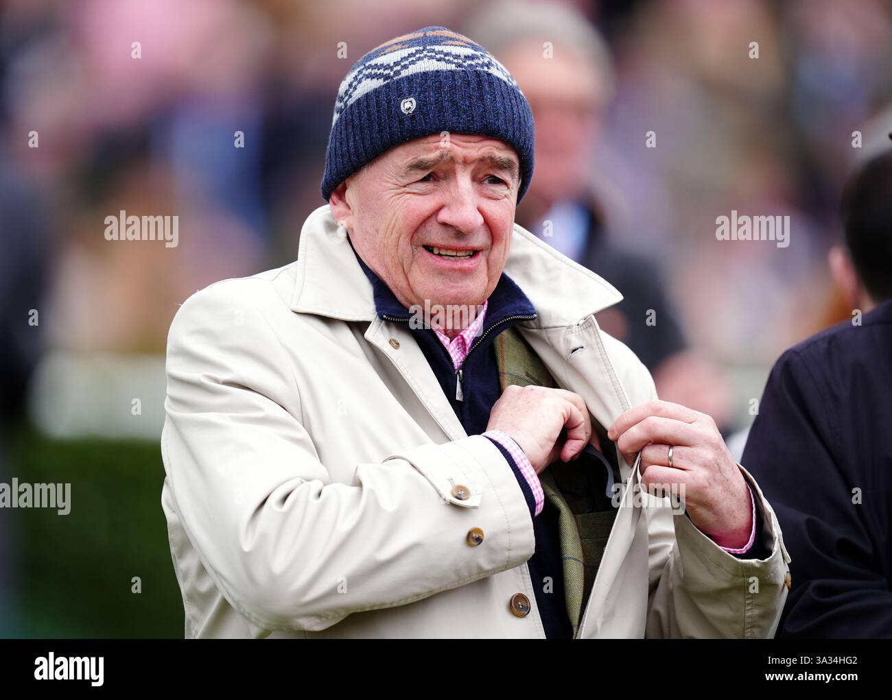 Michael O'Leary, CEO of Ryanair, on day four of the 2025 Cheltenham ...