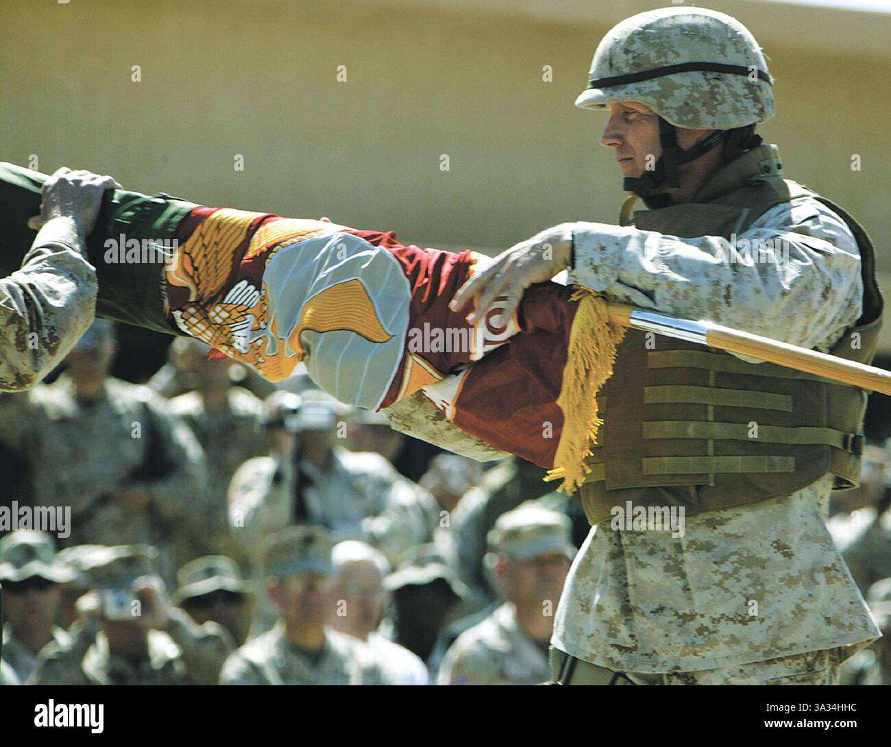 Mar 24, 2004; Camp Fallujah, Iraq; Sgt. Maj. WILLIAM T. KINNEY, the I ...