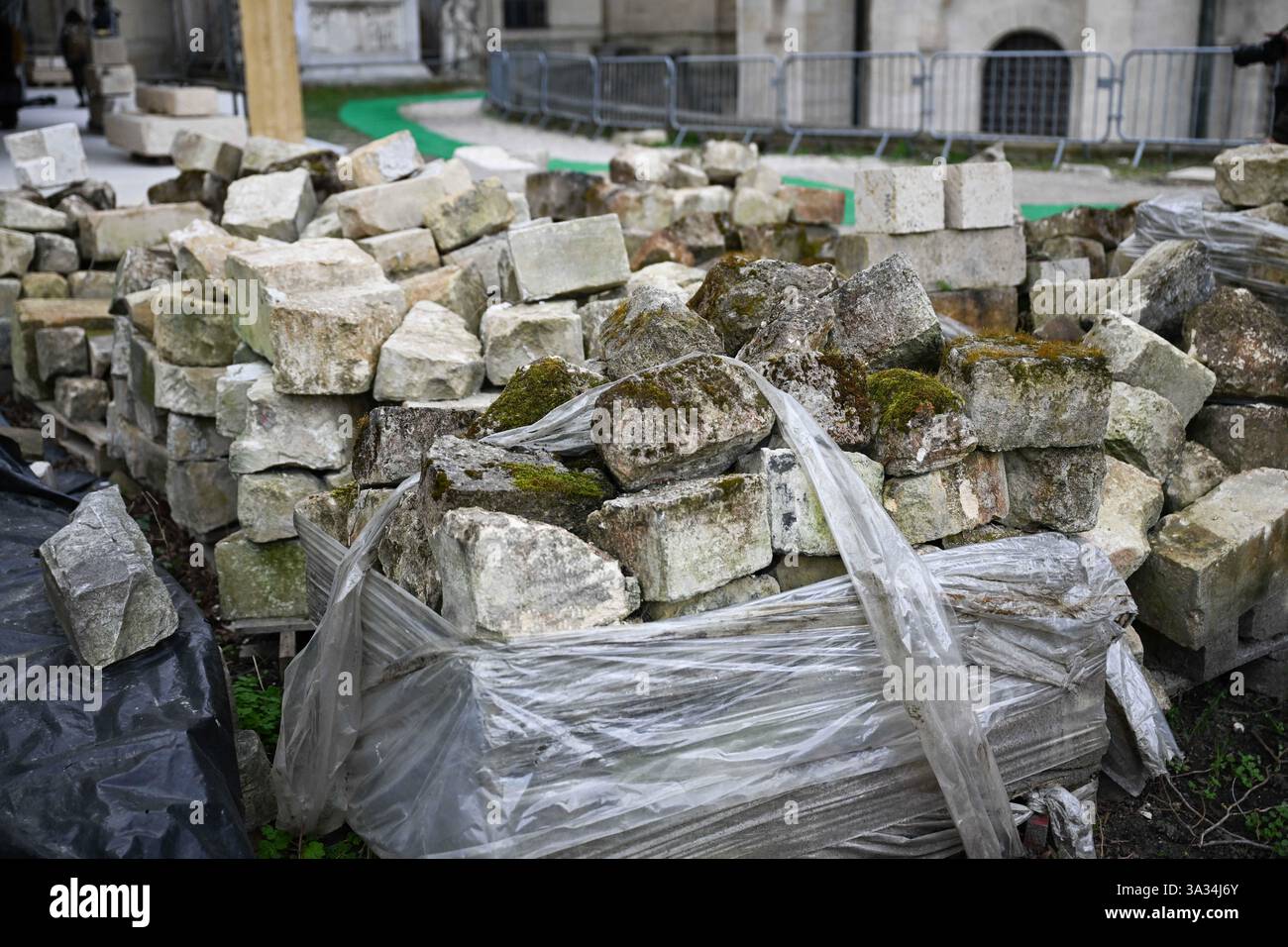 Saint Denis, France. 14th Mar, 2025. Illustration of Saint-Denis ...